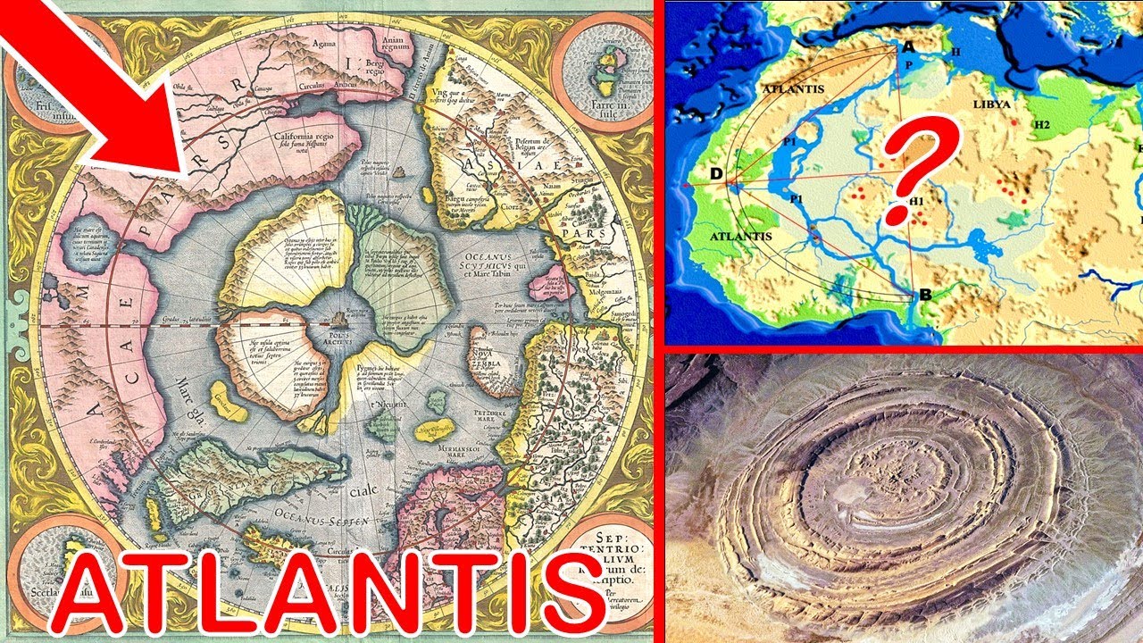 Did a lost Roman map have ATLANTIS at Eye of Sahara Africa? (Richat ...