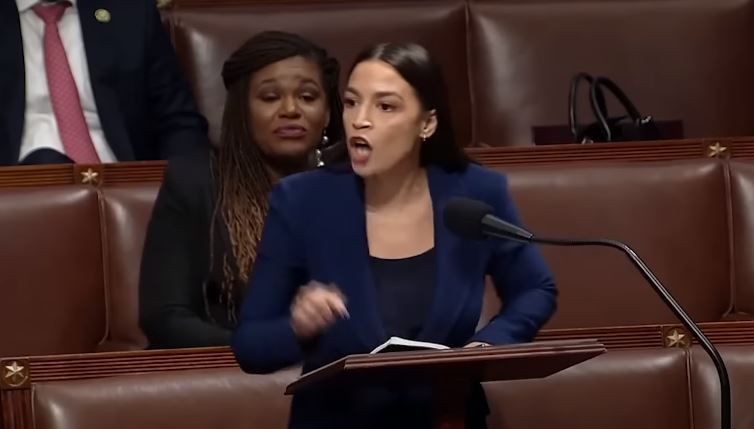 AOC puts on a minstrel show on the House floor... - Revolver News