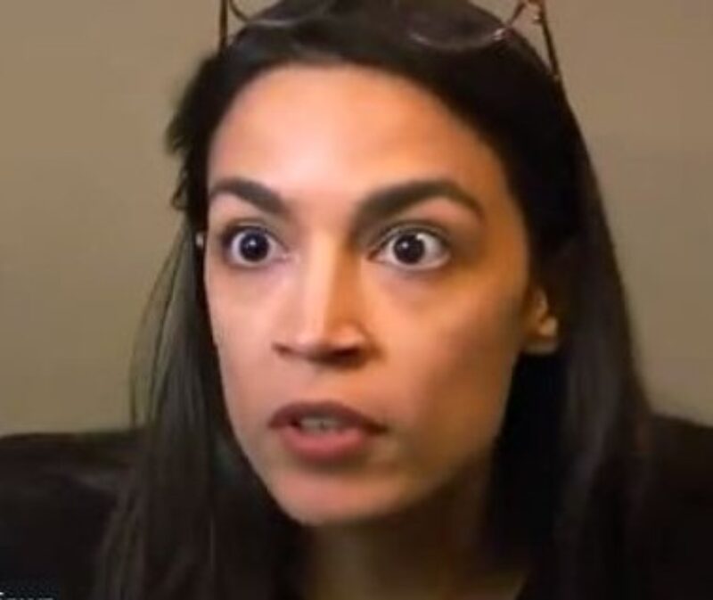 AOC gets trolled by blonde bombshell and fails the green line test ...